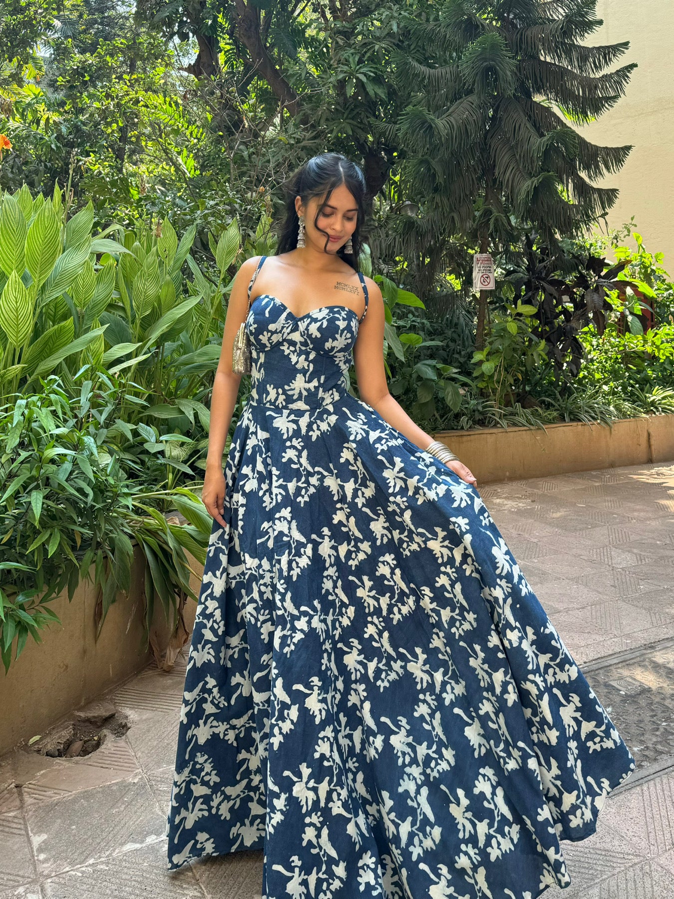 Indigo Corset Dress | Elegant and Stylish – Cstoreclothin