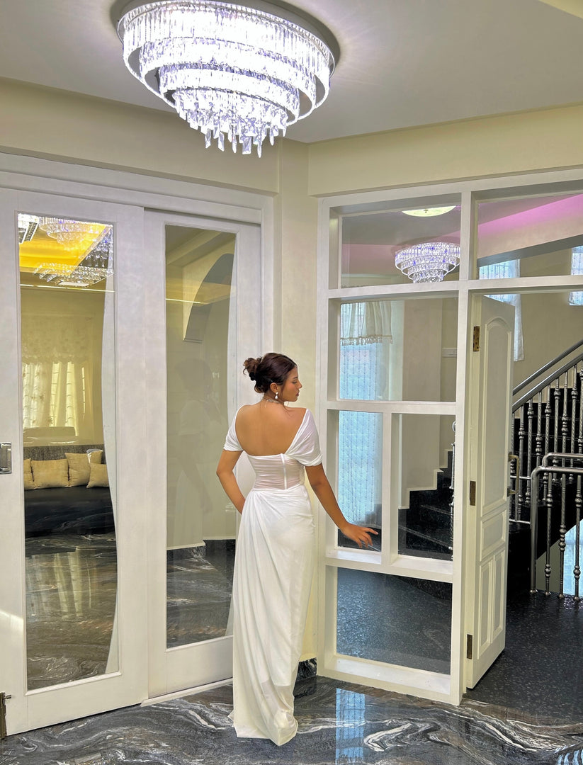 Corset drape mesh dress – Cstoreclothin